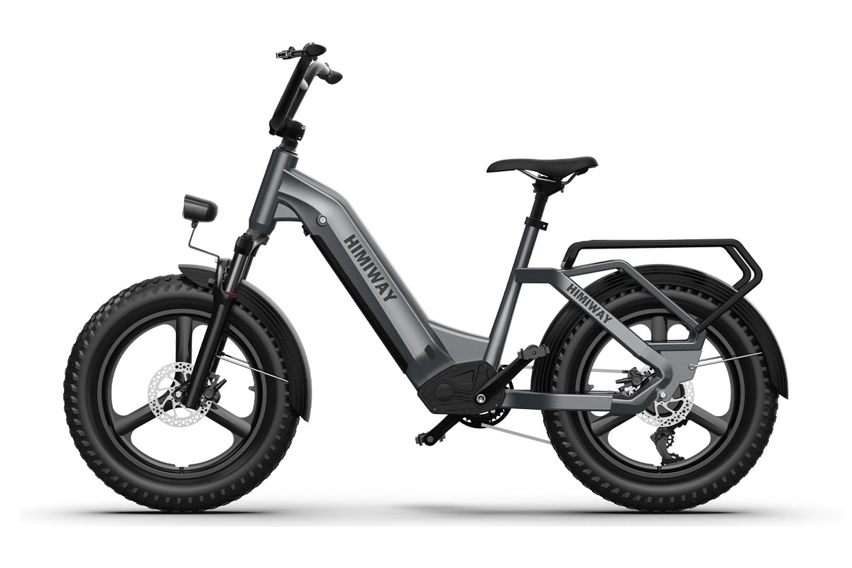 HIMIWAY BIG DOG Electric Cargo Bike 750 watt 48v 20ah Long Range Fat T ...