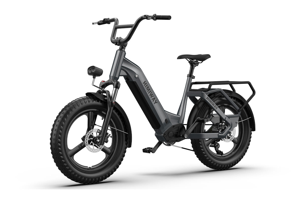 HIMIWAY BIG DOG Electric Cargo Bike 750 watt 48v 20ah Long Range Fat T ...