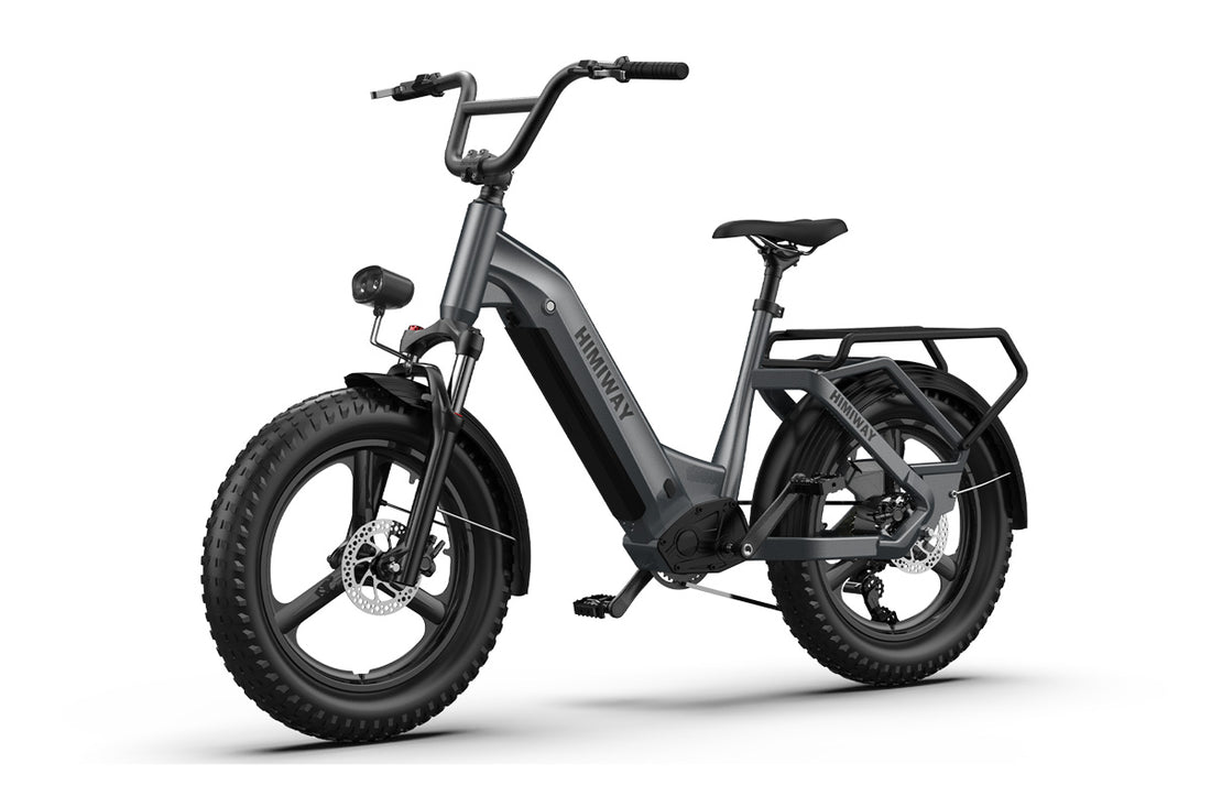 HIMIWAY BIG DOG Electric Cargo Bike 750 watt 48v 20ah Long Range Fat T ...