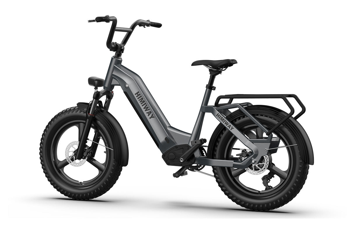 HIMIWAY BIG DOG Electric Cargo Bike 750 watt 48v 20ah Long Range Fat T ...